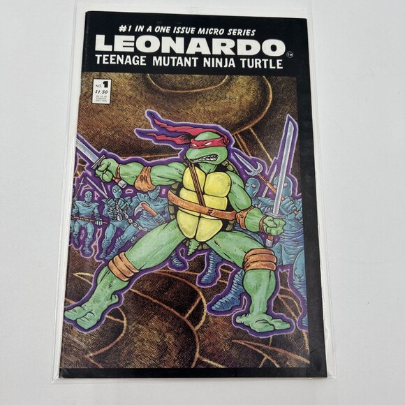 Toys | Leonardo Teenage Mutant Ninja Turtles 1 Very Fine Vf 8 Solson ...